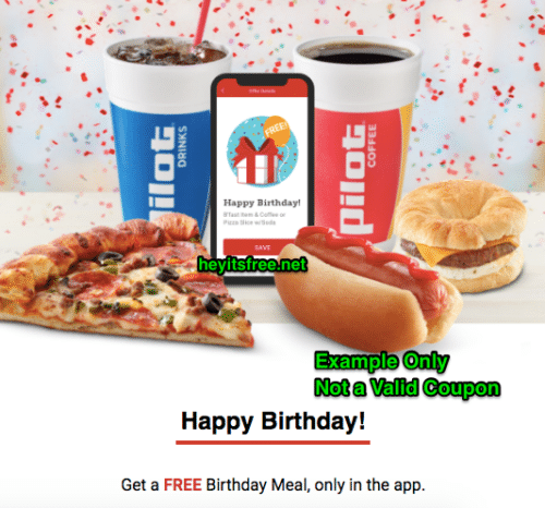 Pilot FlyingJ Birthday Freebie • Hey, It's Free!