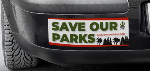 Free Save Our Florida Parks Sticker • Hey, It's Free!