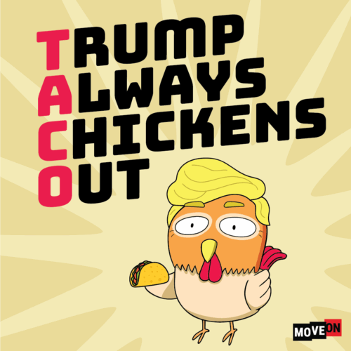 Free TACO Sticker from MoveOn • Hey, It's Free!