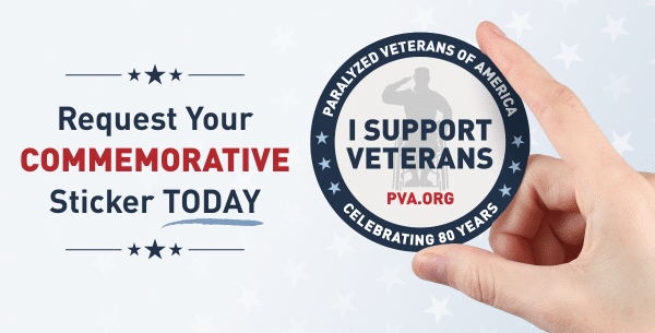 Free “I Support Veterans” Sticker • Hey, It’s Free!